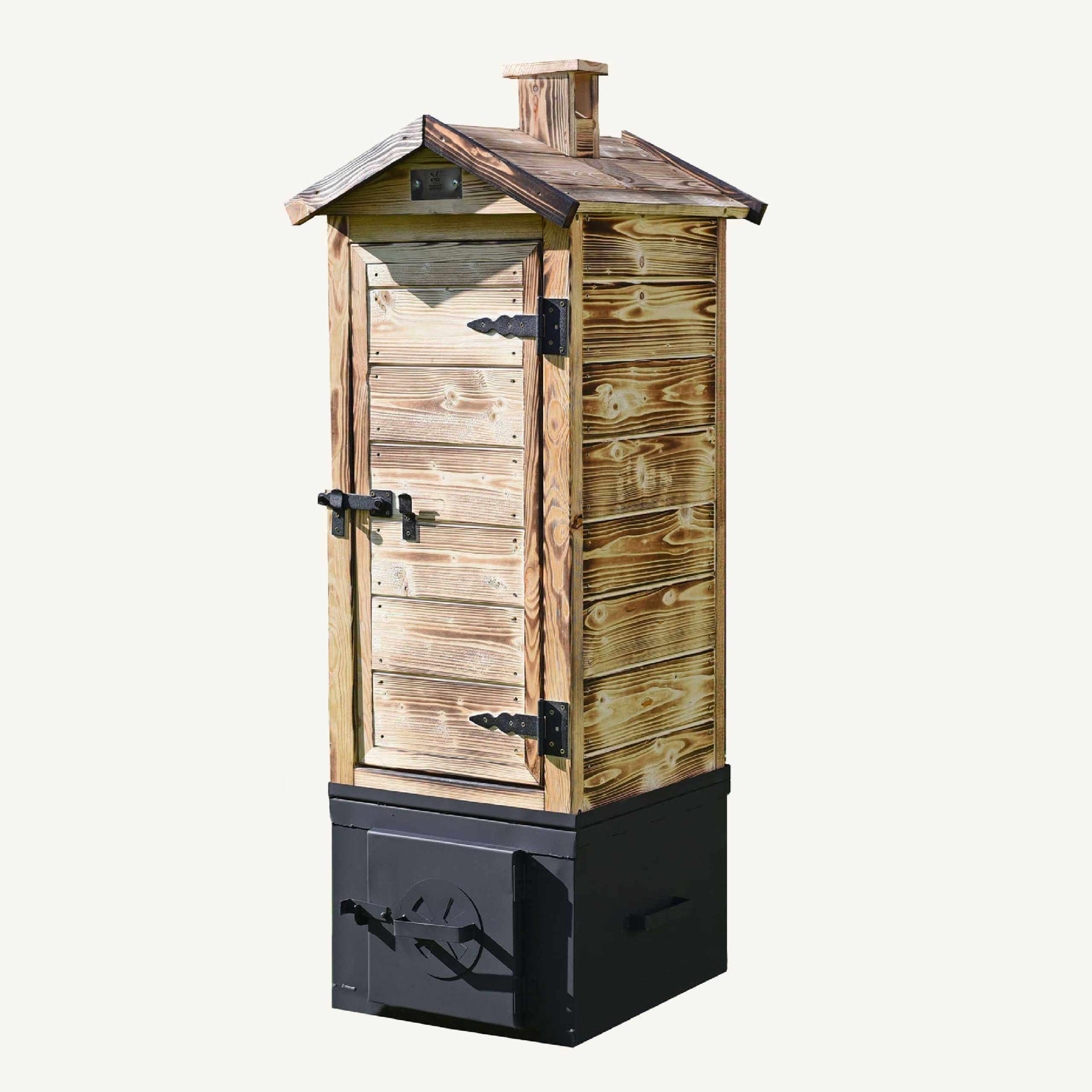 Afumatoare Premium cu vatra directa din lemn de arin, 100 cm, Pan Korn ...